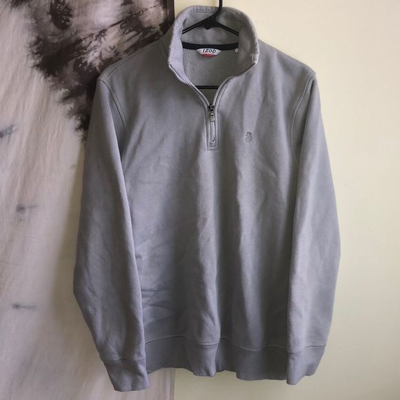 Izod | Sweaters | Izod Performx Grey Quarter Zip Up | Poshmark